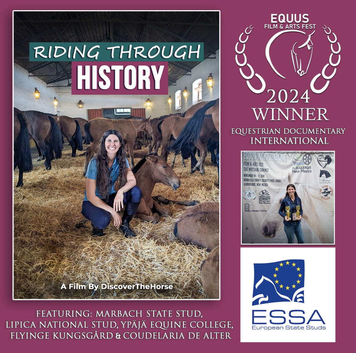 „Riding Through History“ - Dokumentarfilm über ESSA-Mitgliedsgestüte ...